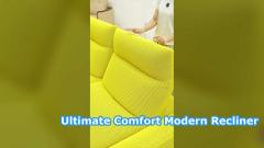 Luxury Modern Recliner Sofa with Sliding Backrest Function