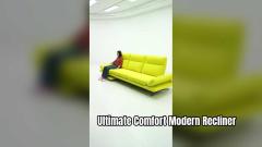 Minimalist Modern Recliner Sofa with Adjustable Headrest & Armrest1