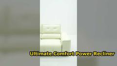 Modern Recliner Sofa with Plush Tufted Cushions – High Back
