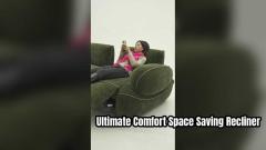 OEM Modern Design Sectional Recliner Sofa with Adjustable Seat Depth Space Saving