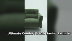 Contemporary 2 Seater Power Recliner Sofa Lounge Recliner With Hidden Motor