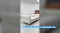Deluxe Power Recliner Sofa with Ultra-Silent Motor & Structural Back Support