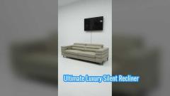 Luxury Design Modern Power Recliner Sofa Thickened Frame With Silent Motor System