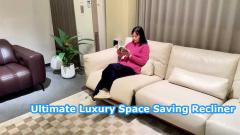 Modern Luxury Recliner Sofa with Zero Wall Space Saving