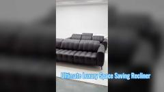 Luxury Modern Recliner Sofa with Zero Wall Space Saving