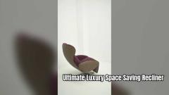 KD Design Modern Swivel Electric Recliner Chair Space Saving Lounge Recliner