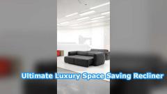 Customized Color Electric Sofa Bed With Deep Seat Modern Functional Lounge Sofa Bed
