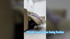Modern Luxury Recliner Sofa Zero Wall Space Saving Design