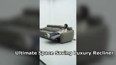 Modern Recliner Sofa with High Density Foam Cushion Support