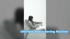 Minimalist Design Modern Contemporary Recliner Sofa Built In USB Charging Port