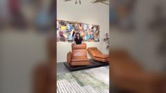 #648Modern Electric Recliner Sofa Zero Gravity Comfort