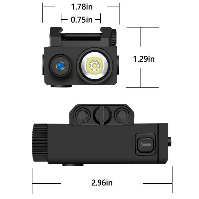 Cina Il raggio laser IPX4 di verde rivoltella/della pistola impermeabilizza 800 lumi di torcia elettrica in vendita