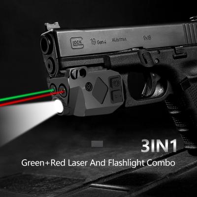 Cina vista del laser 650nm/di 520nm Red Green per la pistola una luce da 500 lumi in vendita