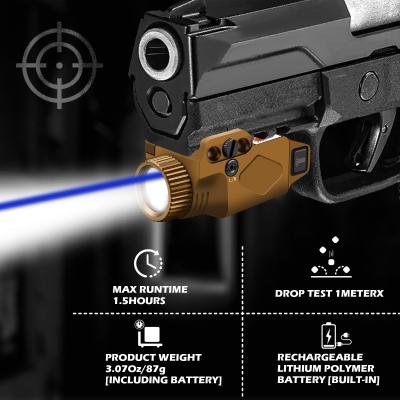 Cina Torcia elettrica della pistola dell'arma di vista del laser della luce del fucile da caccia 500 lumi in vendita