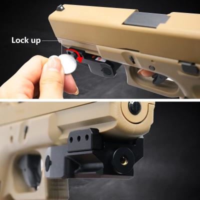 Cina Vista rossa del laser della pistola del ODM 650nm per il tipo del supporto della ferrovia di Picatinny in vendita