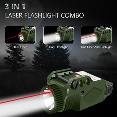 Cina Torcia elettrica rossa di vista del laser del fucile da caccia IPX4 combinata con i 500 lumi tattico in vendita