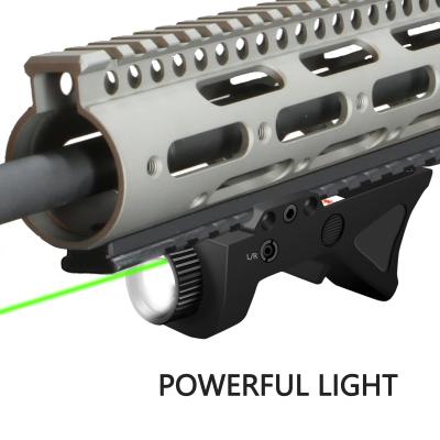 Cina supporto verde tattico di Picatinny del raggio laser 520nm 800 lumi di torcia elettrica in vendita
