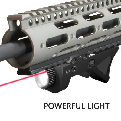 Cina Torce elettriche tattiche ricaricabili potenti del LED 800 lumi di laser rosso in vendita