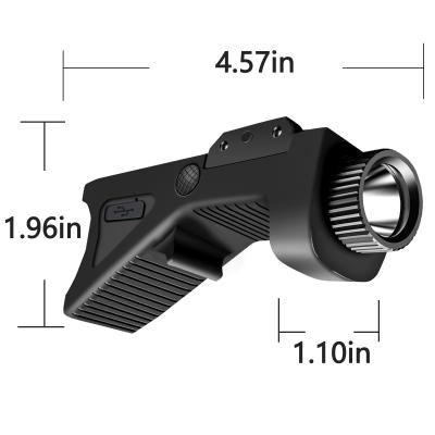 Cina Torce elettriche tattiche ricaricabili potenti del LED 800 lumi di laser rosso in vendita