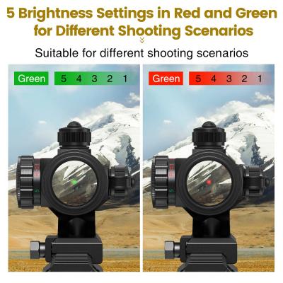 Cina Vista riflessa tattica antiurto di Red Green Dot Sight Airsoft 20mm in vendita
