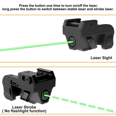 Cina Piccola vista verde tattica Airsoft del laser della ferrovia IPX5 di Picatinny di vista del laser in vendita