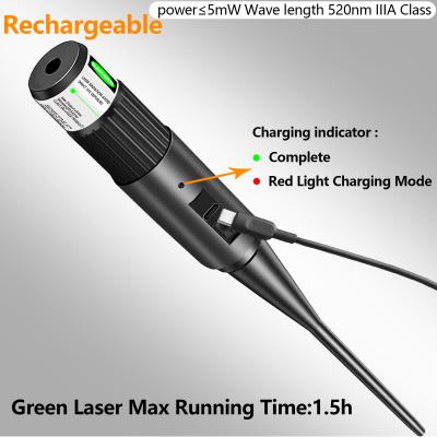 Cina Foro ricaricabile Sighter per .177 all'universale del fucile e della rivoltella di calibro 12GA che cerca Dot Boresight Kit verde in vendita