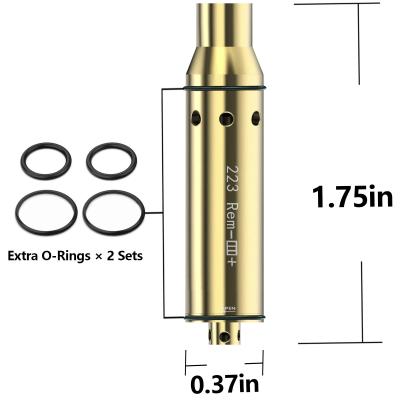 Cina Laser Bore Sight 223 in-Chamber Laser Boresighter con strumento di estrazione della camera e 2 batterie in vendita