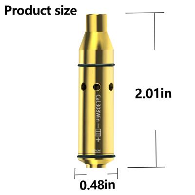 Cina Cal308Win Laser Training Cartridge For Dry Fire Trainer Practice Laser Bullet Target in vendita