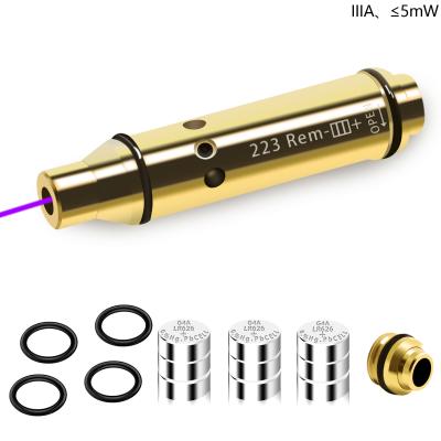 Cina Purple Laser Training Cartridge for 223Rem with Built in Rubber Snap Cap in vendita
