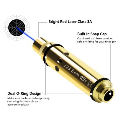 China Boresighter 223 5.56mm Laser Bore Sighter Fast Accurate Quick Zeroing Bore Sighting Laser en venta