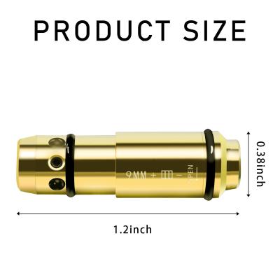 Cina 9MM Laser Training Cartridge Dry Fire Trainer Integrated Snap Cap With O Rings in vendita