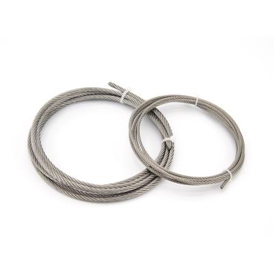 China TSHS 1*7 304 316 0,3 mm Cable de cable de acero inoxidable de la serie 300 Material 1 x 7 Cable de cable for sale
