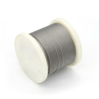 China Ss 316 Onzichtbaar roosterdraad touw 7x7 0,5 mm - 2 mm roestvrij staal draad touw for sale