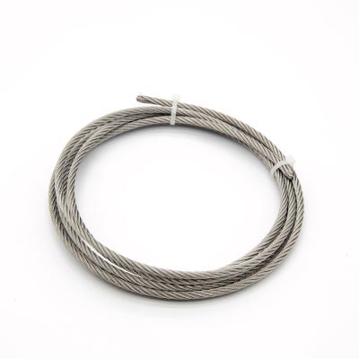 China AISI 316 Stainless Steel Wire Rope 1×7 1×19 for Harsh Environments for sale