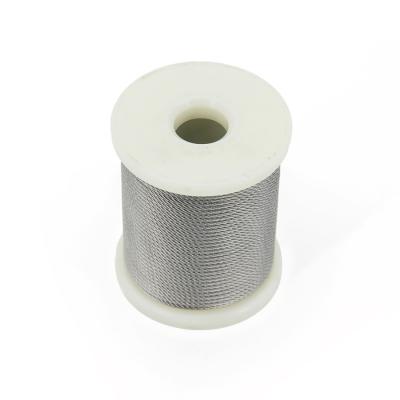 China Rigging Hoisting And Towing  7x7 Stainless Steel Wire Rope / 316 Ss Wire Rope for sale