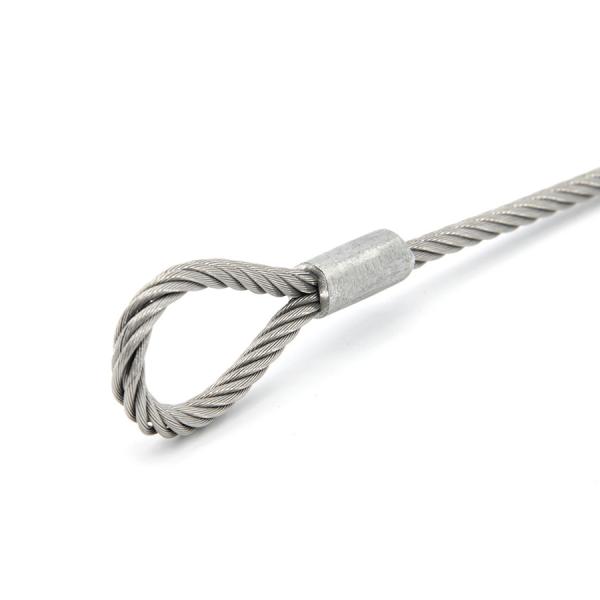 Quality 1000 M/reel 1x19 Stainless Steel Wire Rope Corrosion Resistant Temperature Resistant Up To 400°C for sale