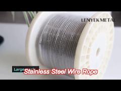 Zwaar 7x7 roestvrij staal touw 2mm-4mm Ss 304 touw