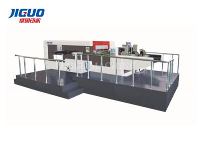 China Lead Edge Cardboard Corrugated Die Cutting Machine Automatic Feeding 1320mm Sheet for sale