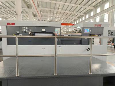 China JIGUO MY-1080E Automatic Die Cutting Machine Die Cutting Precision ± 0.1mm Tatal Weight 16T for sale