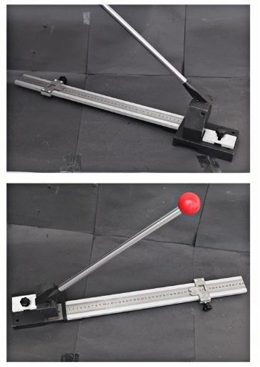 Creasing matrix cutter front view