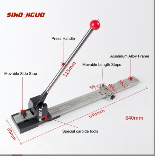 Quality Creasing Matrix Cutter Precision Creasing Strip Cutting Equipment for sale