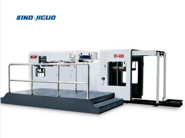 Quality Automatic Die Cutter Creasing JIGUO MY-800H Ideal For Stickers Hang Tags Corrugated Packages for sale