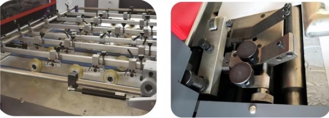Paper conveying mechanism with precision positioning sensors