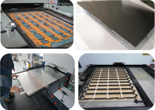 Die-cutting unit components showing high-pressure capability