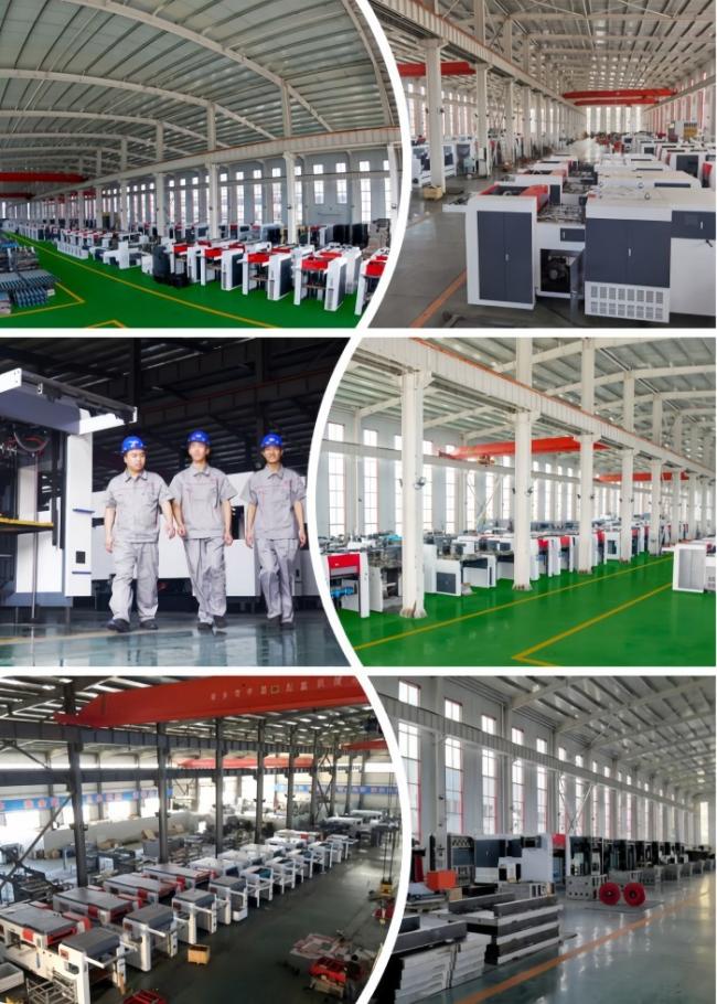 Manufacturing workshop with advanced production equipment