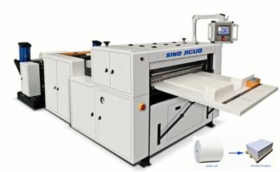 China ZWC-1100D High-Speed Roll Sheet Cutter | 1100mm Wide Format Automatic Cutting Machine For Packaging Printing for sale