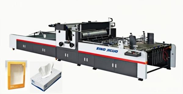 Quality JIGUO Standard Window Patching Machine Economic Small Format Window Patching Machine For Gift Packaging Box for sale