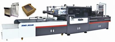 China JIGUO High Speed Full Servo Corner Cutting And Creasing Window Patching Machine For Corrugated Box Post-Press Equipment for sale