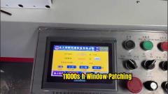 100×100mm Paper Carton Pasting Machine 11000s/H Window Box Patching Machine