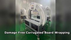 2/3 Turns Wrapping Die-Cut Corrugated Board | Orbital Wrapping Machine
